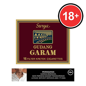 GUDANG GARAM ROKOK FILTER SURYA BKS 16'S | HJAYA